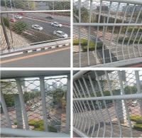 China Customized Stainless Steel Rope Wire Mesh Knotted Edge Type 2mm Diameter for sale