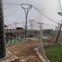 China Stainless Steel Rope Mesh 20x20mm 304/316 for Zoo Aviary Decoration for sale