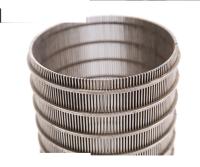 China SS 304 Flat Wedge Wire Screen for Water Well Casing for sale