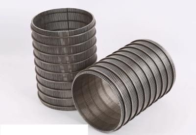 China SS 304 Flat Wedge Wire Screen for Water Well Casing for sale