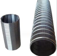 China Johnson Filter Pipe Sand Control Continuous Slotted Tube Wire Wrap Wedge Wire Screen for sale
