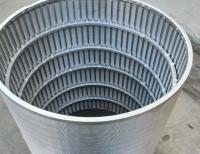 China 316 Stainless Steel Wedge Wire Filter Screen For Water Channel for sale
