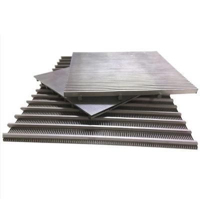 China SS304/316 Johnson Wedge Wire Screen Filter Panel / Tube Mesh for sale