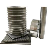 China SS 304 Flat Wedge Wire Screen for Water Well Casing Pipe for sale