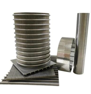 China SS 304 Flat Wedge Wire Screen for Water Well Casing Pipe for sale