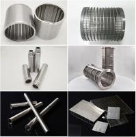 China Customized 304 Stainless Steel Wedge Wire Screens Panels For Mining Machinery for sale
