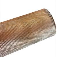 China Diamond Shape Copper Expanded Metal Sheet Small Hole Standard for sale