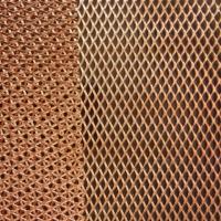 China Anti Corrosion Brass / Cooper Expanded Metal Mesh For Electromagnetic Shielding for sale