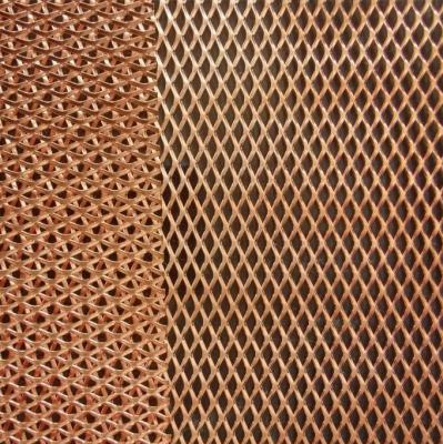 China Anti Corrosion Brass / Cooper Expanded Metal Mesh For Electromagnetic Shielding for sale
