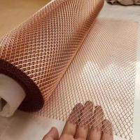 China Emi Shielding Protective Copper Expanded Metal Mesh For Wind Energy Composites for sale