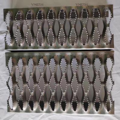 China Diamond Hole Grip Strut Safety Grating Aluminum Plate 300-600mm for sale