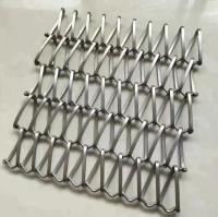 China Dutch Weave Decorative Gold Stainless Steel Bar Decorative Metal Curtain for sale