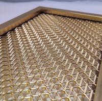 China Decorative Brushed Stainless Steel Architectural Woven Mesh Screen for Decoration Room Curtain for sale