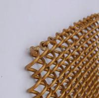 China Lightweight Aluminum Decorative Metal Coil Mesh Curtain for sale