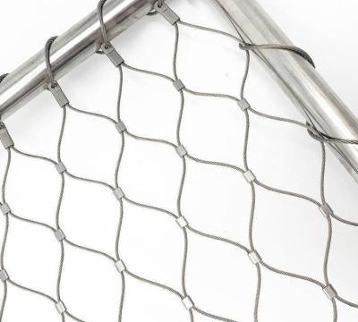 China Stainless Steel Rope Mesh SS304/316 for Zoo and Balustrade for sale