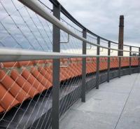 China Flexible Durable Stainless Steel Rope Mesh For Bridge Railings And Safety Fence for sale