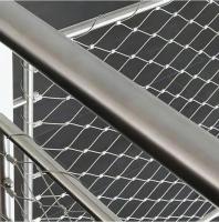 China Customized Handwoven Stainless Steel Wire Rope Net Anti Falling Mesh for sale