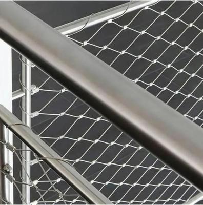 China Customized Handwoven Stainless Steel Wire Rope Net Anti Falling Mesh for sale