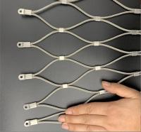China Flexible Durable Stainless Steel Rope Mesh For Bridge Railings And Safety Fence for sale