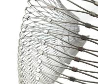 China Stainless Steel Wire Protective Rope Mesh Woven Aviary Zoo Mesh Fencing for sale