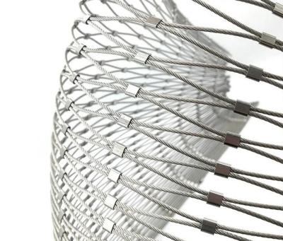 China Stainless Steel Rope Mesh SS304/316 for Zoo and Balustrade for sale