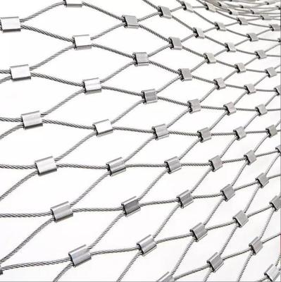 China Safety Protection in Construction Stainless Steel Rope Net Fencing for sale