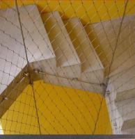 China Customized Silver Stainless Steel Rope Mesh Recyclable Maintenance Free for Architectural Protection for sale