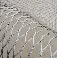 China Decorative Stainless Steel Wire Rope Mesh For Boundary Dimension 2*5m/2*3m/10*10m SS304/316 for sale