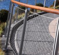 China Long Time Service Durable UV Protection Customizable Size Stainless Steel Rope Mesh for Handrail Filling for sale