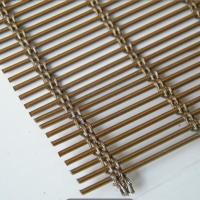 China Architectural Flat Wire Mesh Crimped Woven Stainless Steel for sale