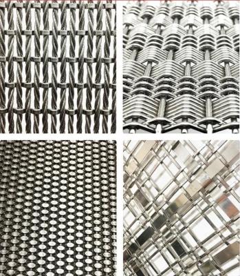 China Stainless Steel Woven Facade Mesh for Architectural Decoration for sale