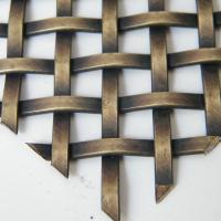 China Stainless Steel Crimped Woven Wire Mesh for Architectural Facade for sale