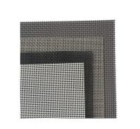China SS304 316 316L Marine Grade Anti Theft Black Coated Security Screen Mesh Stainless Steel Window Screen for sale