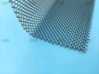 China Customized Size 6*6mm Chain Link Metal Curtain In Pairs Design Fireplace Screen Mesh for sale