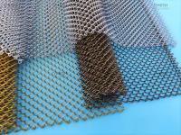 China Adjustable Single Panel Silver Color Steel Material Sturdy Fireplace Mesh Screen Curtain for sale