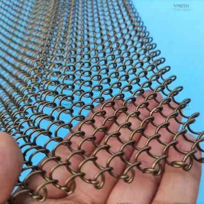 China Aluminum Chain Link Metal Mesh Curtain - Powder Coated Rust Resistant for sale