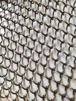 China Folding Multi-panel Adjustable Metallic Fabric Curtains For Indoor Fireplace Screen for sale