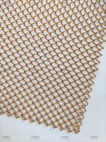 China 1.2mm Thickness Chain Link Decorative Curtain Architectural Wire Mesh for sale