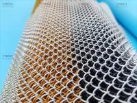 China Decorative Aluminum Chain Link Curtain Screen 1.2mm-2mm Wire for sale