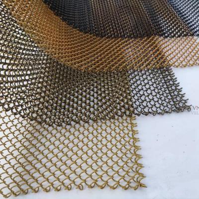 China Architectural Decorative Aluminum Metal Shower Curtain For Hotle for sale