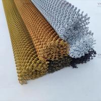 China Decorative Aluminum Chain Link Curtain Cascade Coil Drapery Wire Mesh Curtains for sale