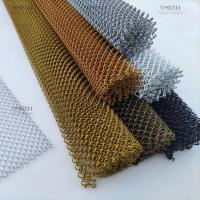 China Architecture Wire Metal Coil Drapery With Different Colors For Decoration for sale
