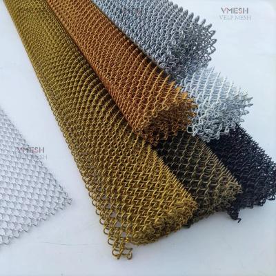 China Architecture Wire Metal Coil Drapery With Different Colors For Decoration for sale