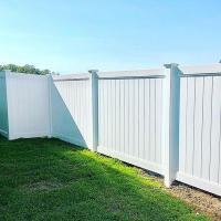 China Customized Outdoor 6x8 Ft White Privacy Vinyl Fence For Backyards for sale
