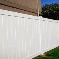 China Easy Installation 6 Ft Vinyl Privacy Fence Panels Outdoor Backyard for sale