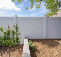 China Customized Outdoor 6x8 Ft White Privacy Vinyl Fence For Backyards for sale