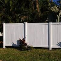 China Cheap Vinyl PVC Plastic Privacy Fence With Posts For Home for sale