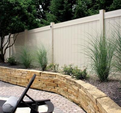 China Cheap Vinyl PVC Plastic Privacy Fence With Posts For Home for sale