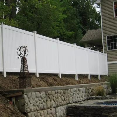 China 6x8 Feet White Virgin PVC Privacy Fence for House and Garden for sale