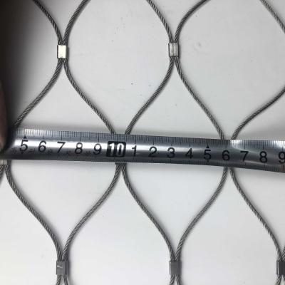 China Stainless Steel Cable Mesh Safety Netting SS304/316 for Zoo Bridge for sale